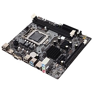 Gaming Motherboard, CPU LGA 1150 Socket Computer Motherboards, DDR3 1600/1333/1066 MHz Memory, Integrated Chip Sound Card, Network Card, Gaming Mainrboard for Desktop Computers