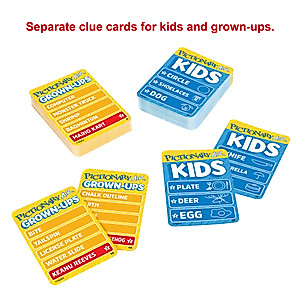 Pictionary Air Kids vs Grown-Ups Family Drawing Game, Links to Smart Devices, Gift for Kid, Family & Adult Game Night, Ages 6 Years & Older​ - Amazon Exclusive