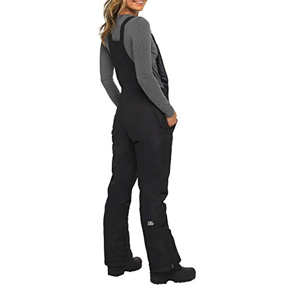 Arctix Women's Essential Insulated Bib Overalls, Black, 1X
