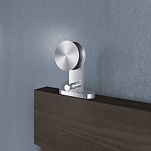 EaseLife Modern Sliding Barn Door Hardware Hangers,Stainless Steel,2 Pcs