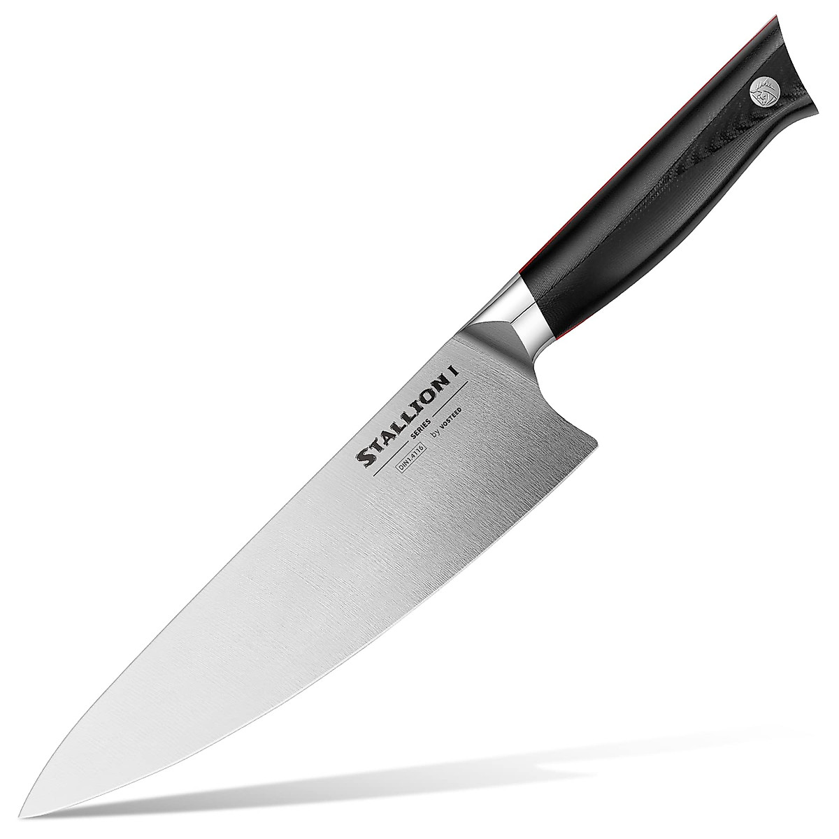 Vosteed Japanese Steel Chef Knife - 8 Inch Gyuto Chef Knife for Cooking & Cutting - Sharp Kitchen Knife (Stallion Series)
