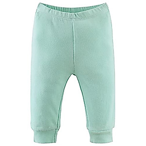 The Peanutshell Baby Pants 5 Pack Set for Boys or Girls | Newborn to 24 Month Sizes | Black, Grey, Light Green, Safari, Stars