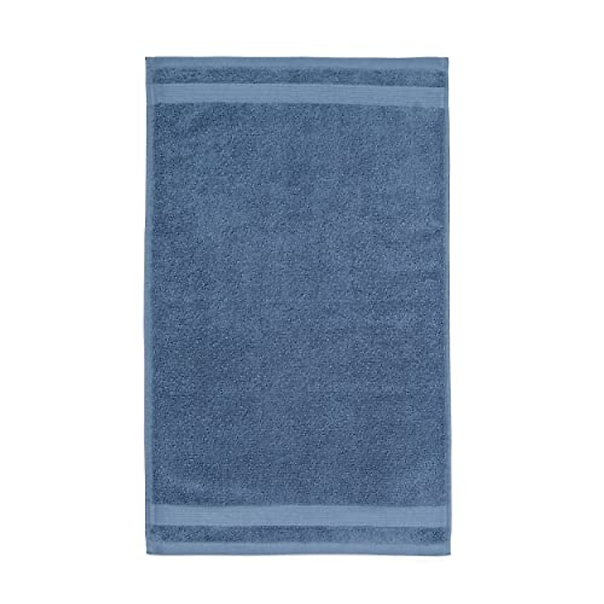 MARTHA STEWART 100% Cotton Bath Towels Set - 6 Piece Set | 2 Bath Towels - 2 Hand Towels - 2 Washcloths | Quick Dry Towels | Plush Towels | Absorbent | Ideal For Everyday Use | Blue Towels