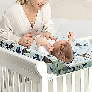Mountain Baby Changing Table Pad Cover for Boys and Girls, Diaper Changing Pad Cover Sheets for Newborn Infant, Washable, Soft Breathable