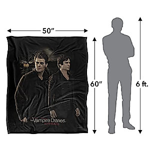 Vampire Diaries Brothers Officially Licensed Silky Touch Super Soft Throw Blanket 50" x 60"
