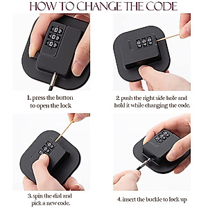 Hogarup Refrigerator Lock for The Safety of Your Stuff, Combo Fridge Locks for Kids, Kid Proof Cabinet Locks