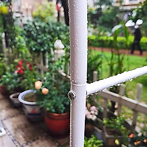 Garden Arch Trellis for Climbing Plants Outdoor Weddings Arch Metal Trellis Arch Garden Arbor (White)