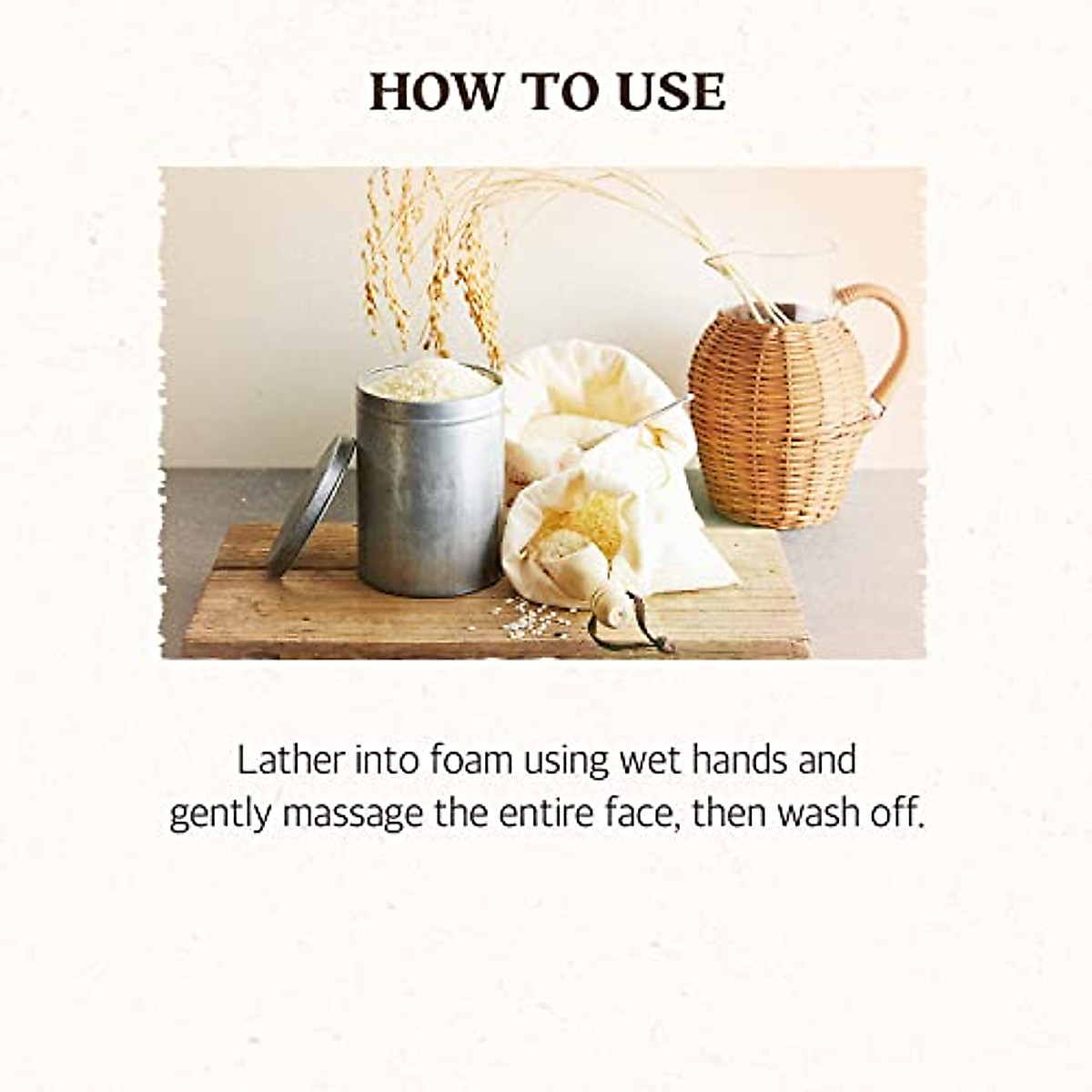 SKINFOOD Rice Daily Cleansing Foam 150ml - Delicate, Fine, and Smooth Cleansing with Fermented White Rice Ingredients - Firming Bubble Facial Foam Cleanser - For Men and Women (5.07 fl. oz.)