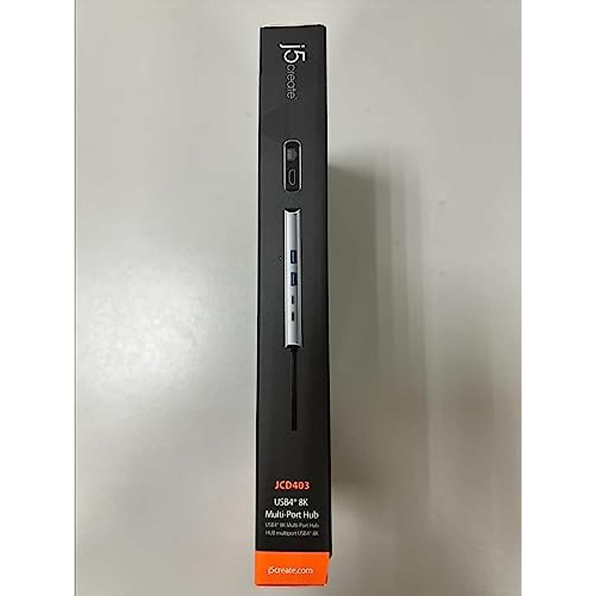 j5create USB4 8K Multi-Function Hub - 8K60/4K144 HDMI, 2.5G Ethernet, PD Charging, 10Gbps USB-A, 10Gbps USB-C Ports | Compatible with MacBook, Windows, Thunderbolt 3/4, and USB4 Devices (JCD403)