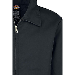 Dickies Men's Insulated Eisenhower Front-Zip Jacket, Black, X-Large/Regular