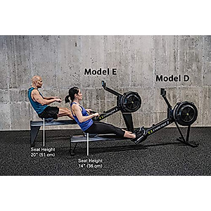Concept2 RowErg Indoor Rowing Machine with Tall Legs - PM5 Monitor, Device Holder, Adjustable Air Resistance, Easy Storage
