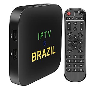 BOMIX IPTV6 Brazil HD 4K Video Player with 16GB Storage, OS Android 9, Different Languages