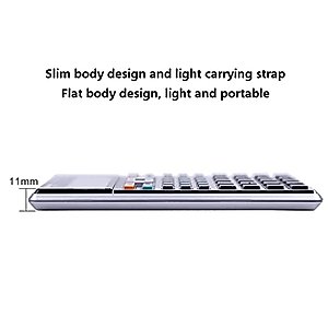 Calculator,Advanced Scientific Gray Financial Calculator,12-Digit Two-line Display Screen,Battery-Powered,School Students Calculators