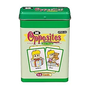 Super Duper Publications | Opposites Fun Deck Flash Cards | Educational Learning Resource for Children