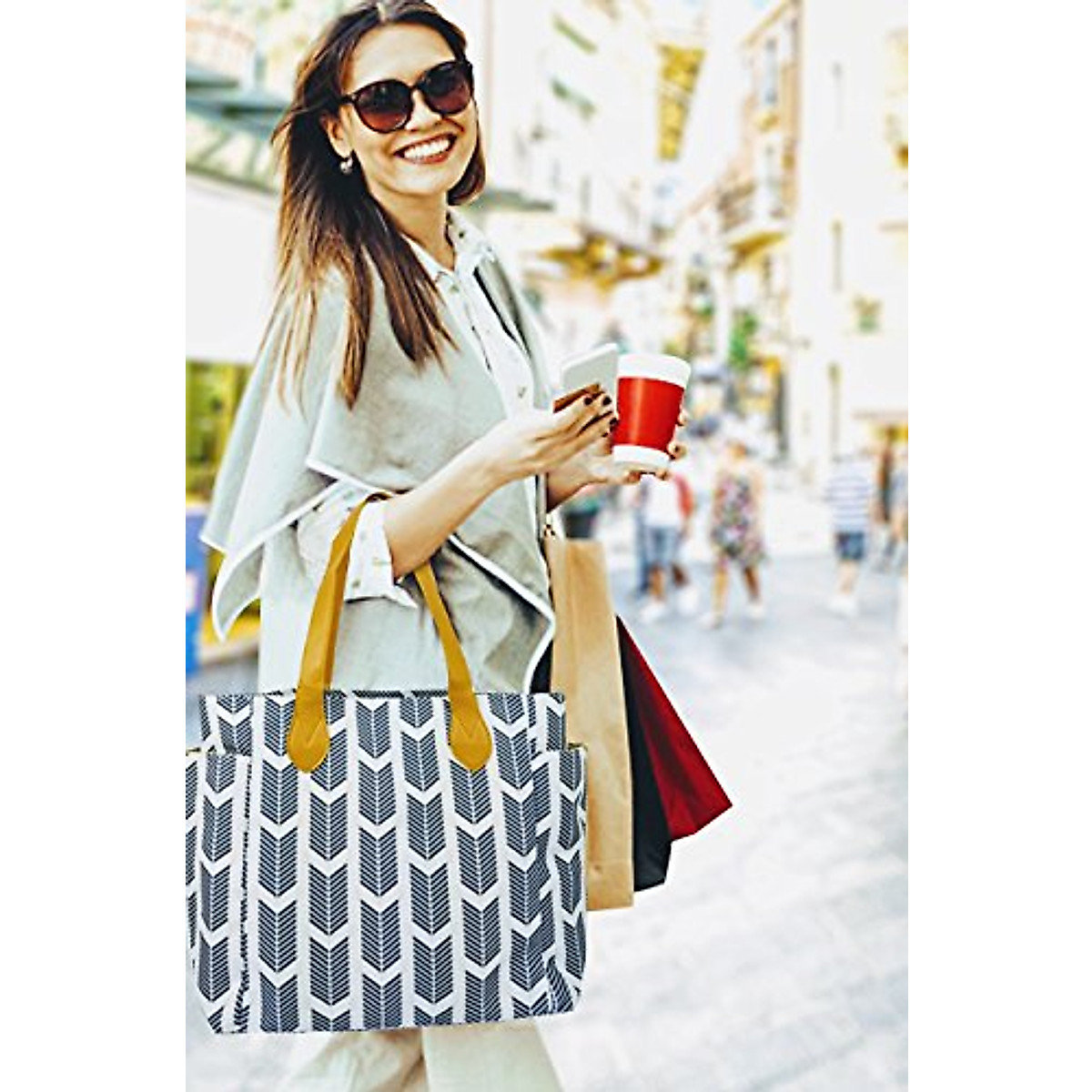 Tote bag for women, canvas tote bag, mom tote bag, work tote bag, teacher tote bag, school tote bag for women