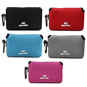 MegaGear MG1896 Ultra Light Neoprene Camera Case Compatible With Fujifilm X100V - Black, PU Leather