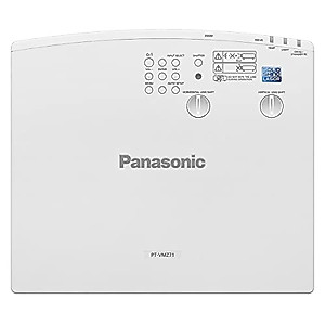 Panasonic PT-VMZ71 WUXGA LCD Laser Projector, 7000 Lumens, White