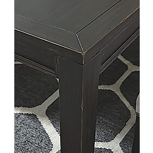 Signature Design by Ashley Jeanette Rectangular Dining Room Table, Black