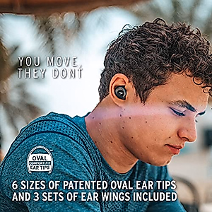 Klipsch T5 II True Wireless Sport Earphones McLaren Edition with Dust/Waterproof Case & Earbuds, Best Fitting Ear Tips, Ear Wings, 32 Hours of Battery Life, & Wireless Charging Case