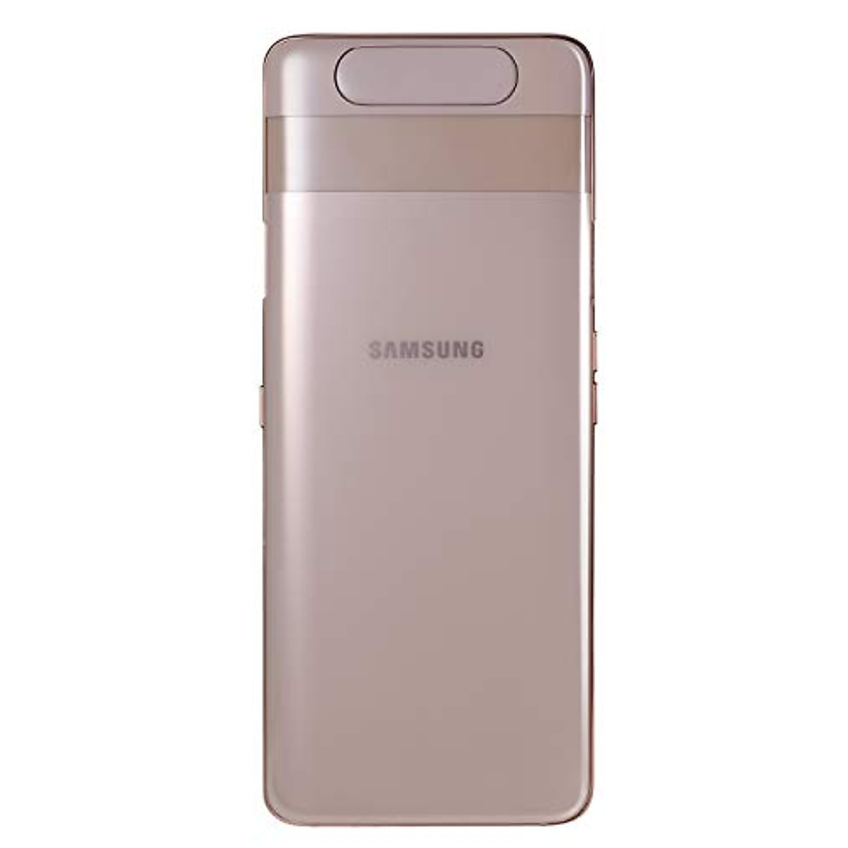 Samsung Galaxy A80 SM-A805F/DS 128GB Dual-SIM (GSM Only, No CDMA) Factory Unlocked 4G/LTE Smartphone - International Version (Angel Gold)