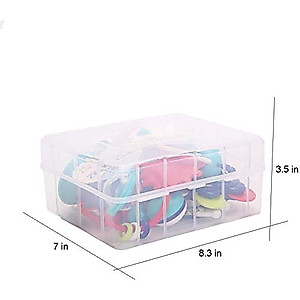 WISHTIME Baby Rattle Teether Baby Toys - 10pcs Shaker, Grab, Shaking Bell Rattle Set Infant Newborn Toys with Storage Box Gift for Babies 0 3 6 9 12 Months