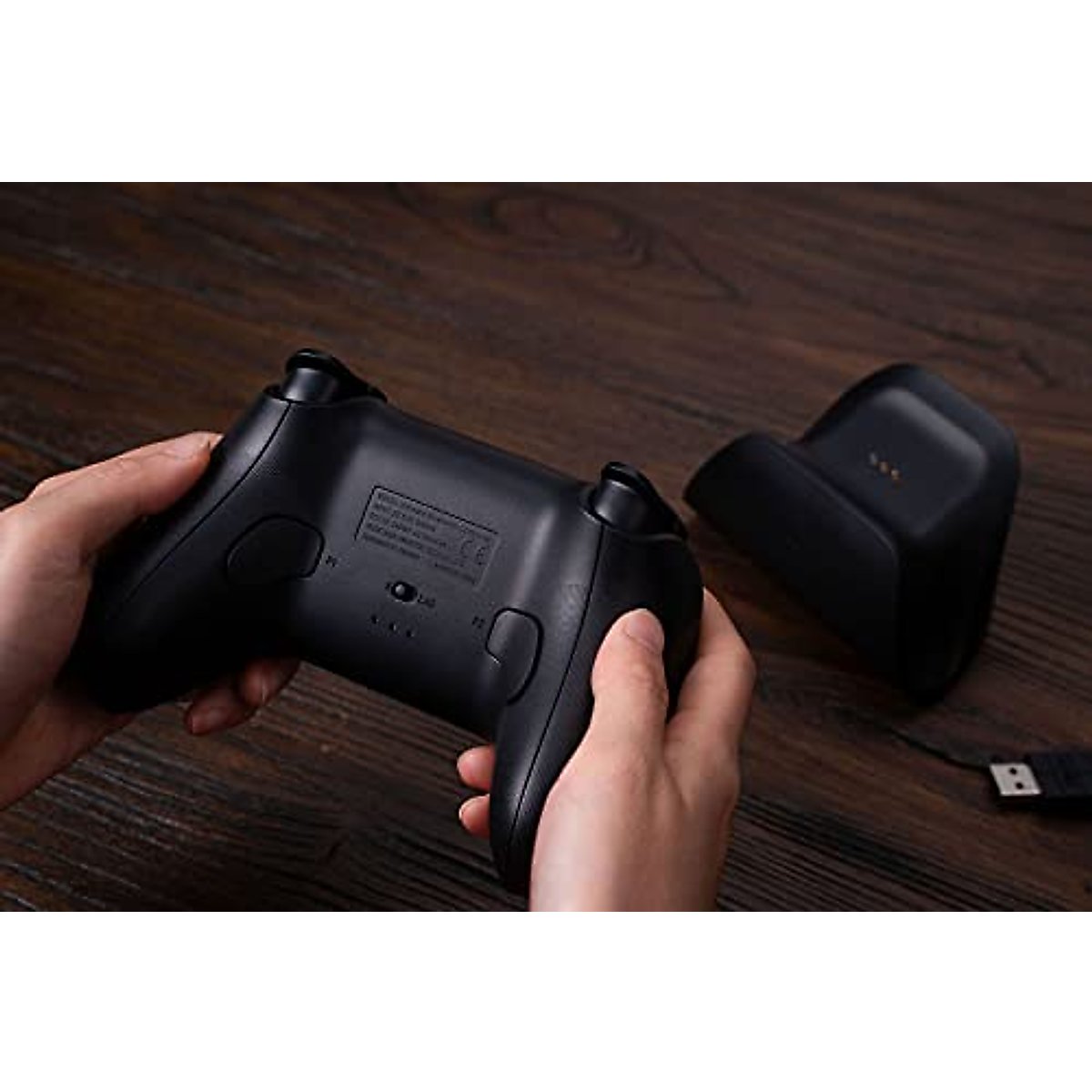 8Bitdo Ultimate Bluetooth Controller with Charging Dock for Switch and Windows, Black