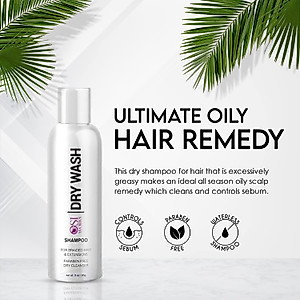 Her Imports OSI Works Dry Wash Shampoo – Water-free Dry Shampoo - Spray Bottle For Hair Dirt Removal - Travel Size Dry Shampoo - Waterless Shampoo Spray