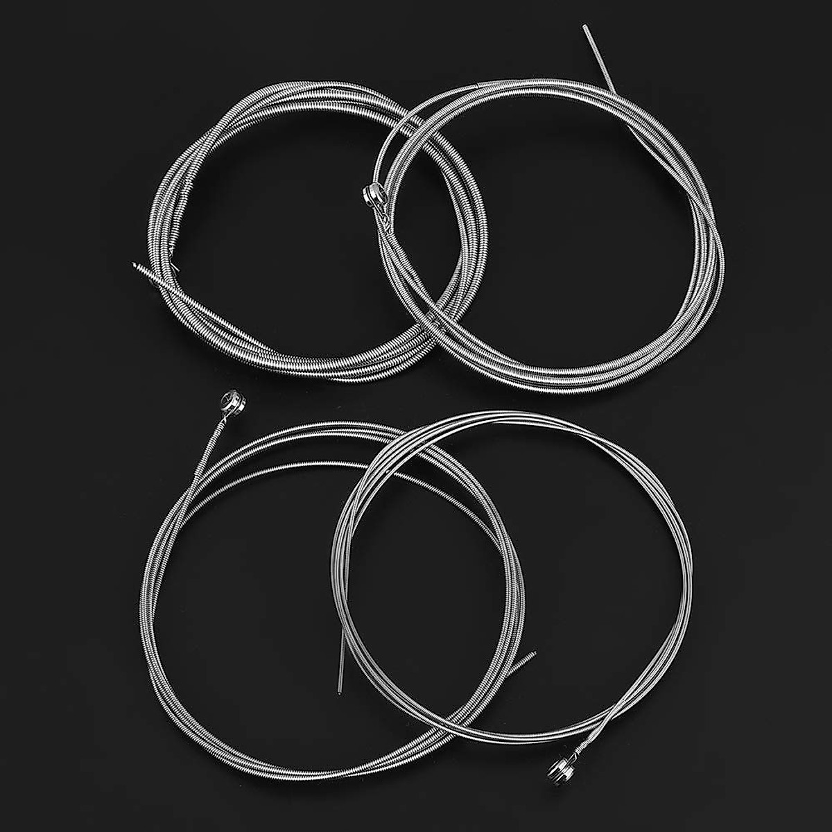 Electric Bass Strings 4 Set of Steel Plated Gauge Strings Bass Guitar Parts 1mm 1.4mm 2mm 2.5mm