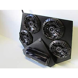 SD 2SBT4B2 -Polaris RZR BT Stereo System UTV Side by Side (4-5.25" Marine Speakers)