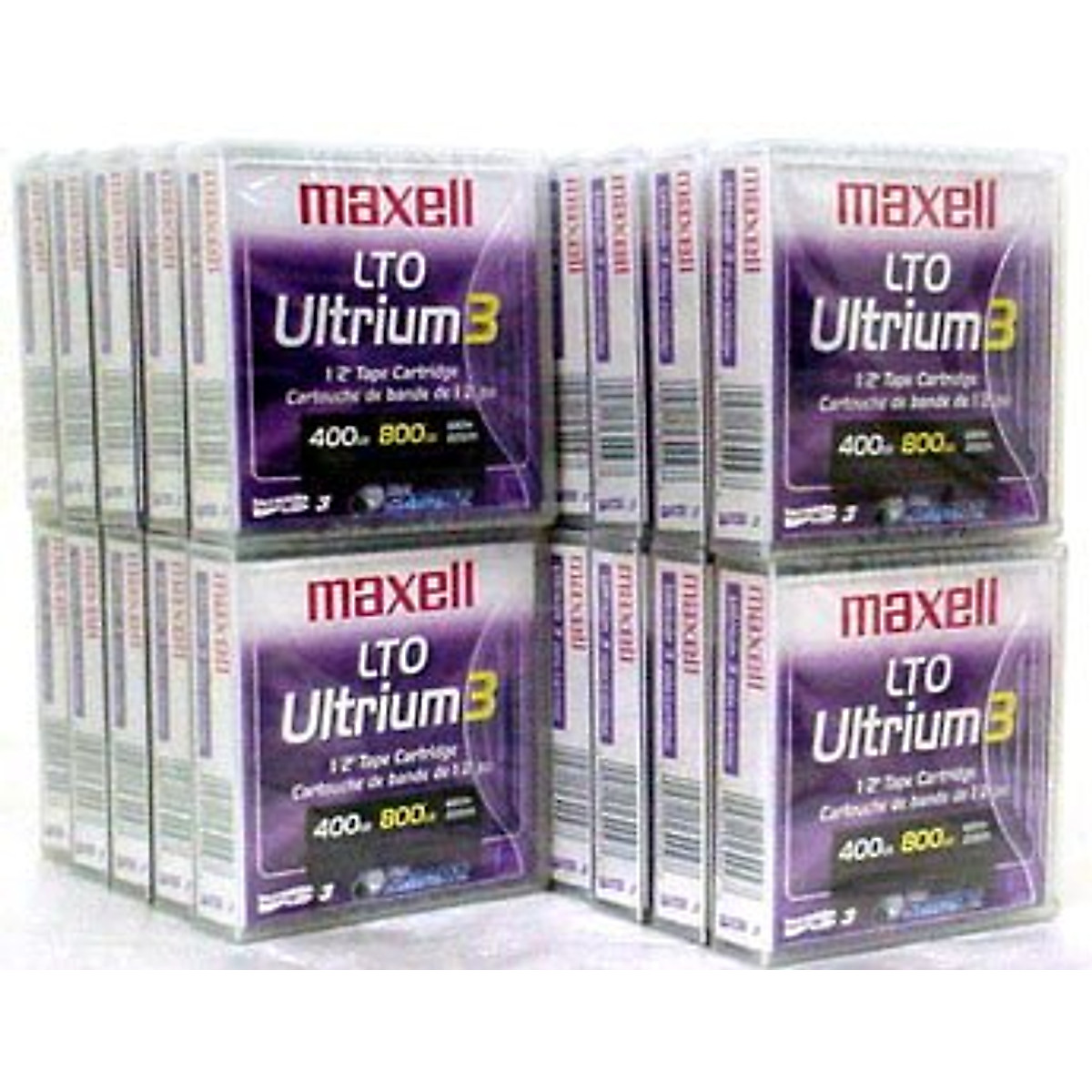 20 Pack of Maxell LTO Ultrium 3 Data Cartridge - LTO Ultrium LTO-3 - 400GB (Native)/800GB (Compressed)ck