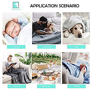 Smier Direct Cute Potato Soft Comfy Flannel Blanket Fluffy Queen Plush Throw Twin Cozy Outdoor Picnic Living Room Travel Couch 80x60in for Adult