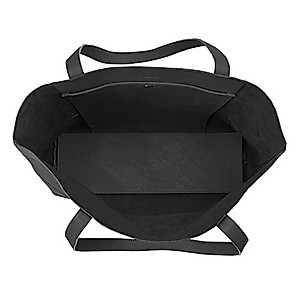 Overbrooke Large Vegan Leather Tote Bag - Womens Slouchy Shoulder Bag with Open Top