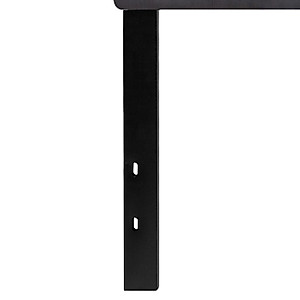 EMMA + OLIVER Quilted Tufted Queen Size Headboard in Dark Gray Fabric