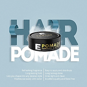 Elegance Hair Pomade, 4.73 Oz, Super Strong Hold Wax, Long-Lasting Hold and Shine, Wax Easy to Apply and Distribute