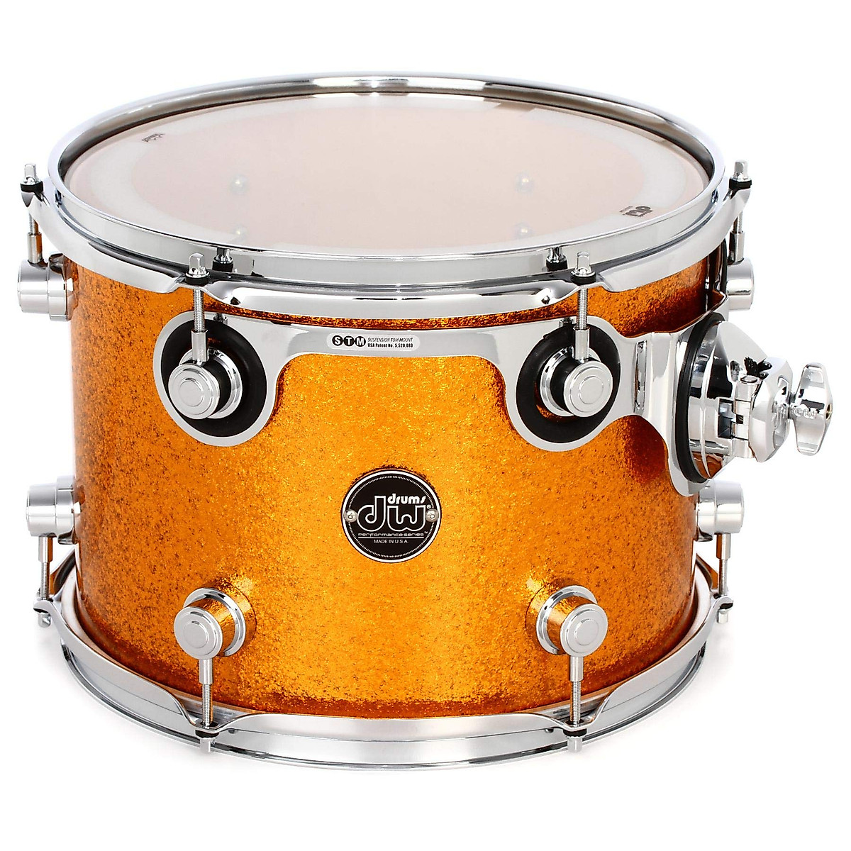 DW Performance Series 4-Piece Shell Pack with 22 Inches Bass Drum - Gold Sparkle FinishPly