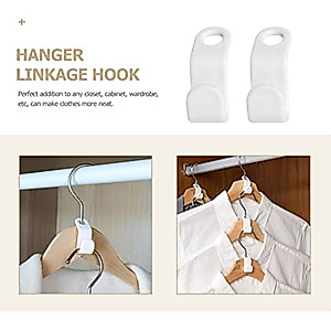 Artibetter Drying Rack Clothing 100Pcs Clothes Hanger Connector Hooks, Mini Hanger Hooks, Hanger Connector Hooks, S- Shaped Coat Hanger for Closet Space Savers and Organizers Hanger Hooks