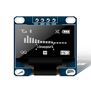 ideaspark 3Pcs 0.96 Inch OLED Display 3-Colors 128x64 SSD1306 SPI I2C IIC Serial LCD Screen Module Board with 4 Pins Soldered and 10 Dupont Cable Work Great with Arduino for Raspberry Pi