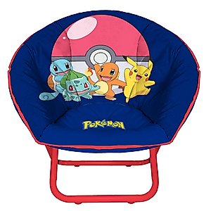 Idea Nuova Star Wars: The Mandalorian Featuring The Child 23" Folding Saucer™ Chair, Ages 3+