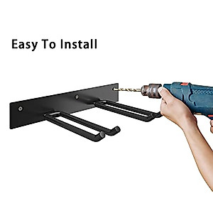 Godboat Garage Organization, Tool Organizer, Garage Storage, Garden Tool Organizer, Heavy-Duty Design, Keeps Tools Well-Organized, Max Load 220 lbs, Perfect for Fathers Day, Garage Gifts for Men