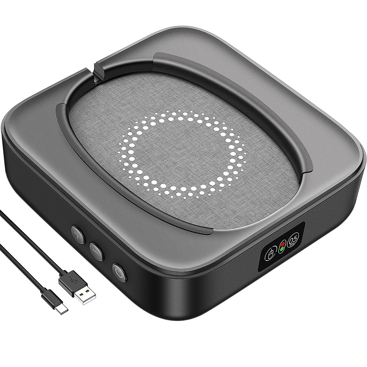 Meatanty Mouse Mover Undetectable, Super-Silent Mouse Jiggler Device Move Randomly, Automatic Wiggler Shaker Giggler, Adjustable Interval Timer, Keep Computer Laptop Active for Office Home Remote Work