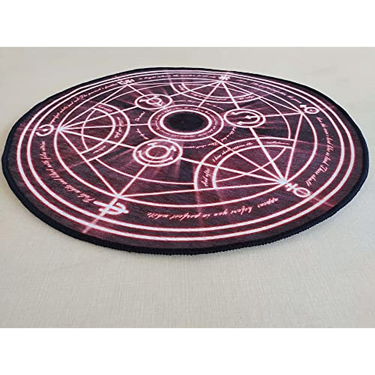 Full Metal Transmutation, Circle Cool, Japanese Anime Manga, Floor Rug, Anime Rug, Doormat, Anime, Chair Mats, FMA Transmutation, Anime Rugs (3.6 ft / 43" / 110 cm)