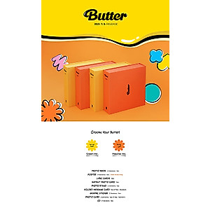 Big Hit Entertainment KTMMD1083 BTS - Butter Album+Extra Photocards Set (Cream ver.)