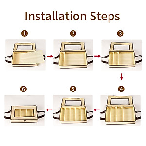 Flatware Utensil Storage Case, Silverware Storage Box, Sterling Silver Flatware Storage Chest, Cutlery Storage, Silverware Organizer with Zipper Lid and Carry Handles, Silverware Container Tray