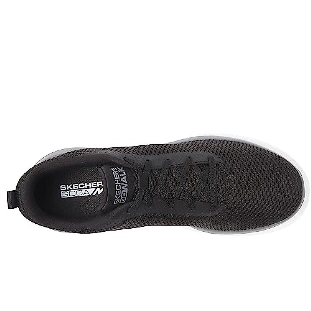 Skechers mens Go Walk Max - 54601 Sneaker, Black/Grey, 11 X-Wide US