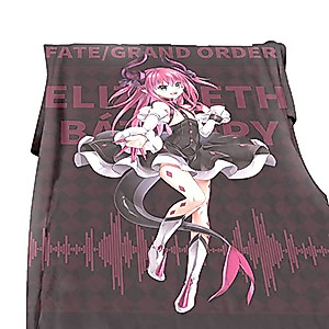 Mxdfafa Household Soft Cartoon Anime Fate FGO Game Elizabeth Bathory Printed Plush Flannel Fleece Throw Blanket