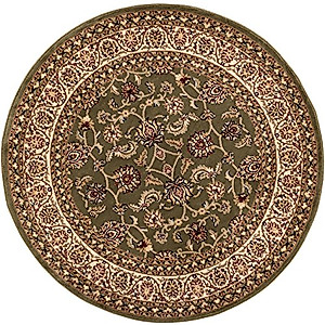 Well Woven Barclay Sarouk Green Traditional Area Rug 3'11" Round