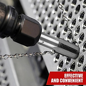 KBOISHA 6-Piece NPT Pipe Tap Set, Carbon Steel NPT Thread Forming Tap Sizes 1/8", 1/4", 3/8", 1/2", 3/4", and 1"