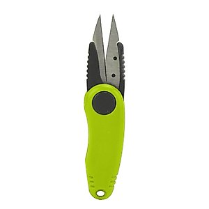 VGEBY Fishing Fold Scissor Shrimp Shaped Fishing Line Scissor Fishing Tackle Fold Scissor Fishing Line Cut Clipper(3# Yellow Green) Kneepad Other Fishing Tools And Accessories