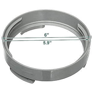 CSRTONI 5.9 Inch/6 Inch Portable Air Conditioner Hose Adapter, Connecting The Round Back End of The Air Conditioner Exhaust Port to Exhaust Pipe, Applicable to lg,whynter,Honeywell,etc.(Round)
