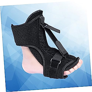 Healifty 1 Set Night Splint Night Sleeping Foot Splint Elastic Dorsal Night Splint Plantar Fasciitis Night Splint Black Fixed Ankle Brace Ankle Sprain Support Foot Fracture Brace Foot Drop